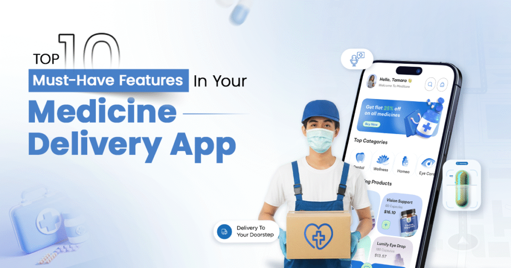 Top 10 Must-Have Features in Your Medicine Delivery App | My Food Buff